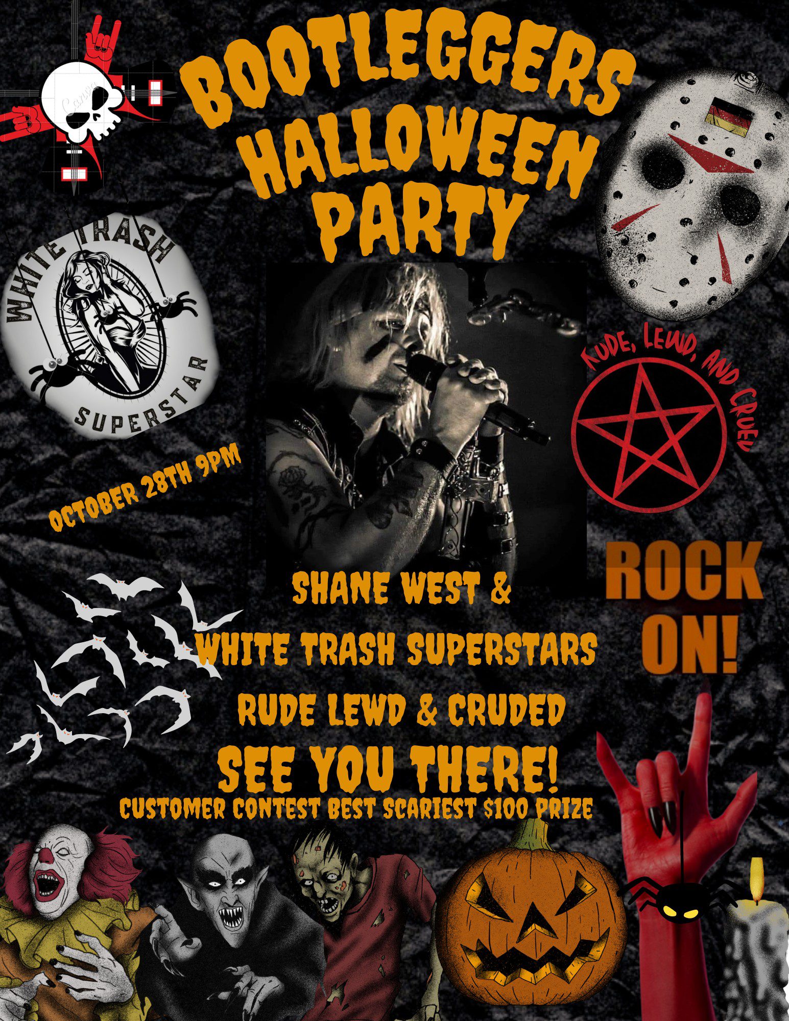 White Trash Superstars at Bootleggars Saloon and Vittles - visitSI