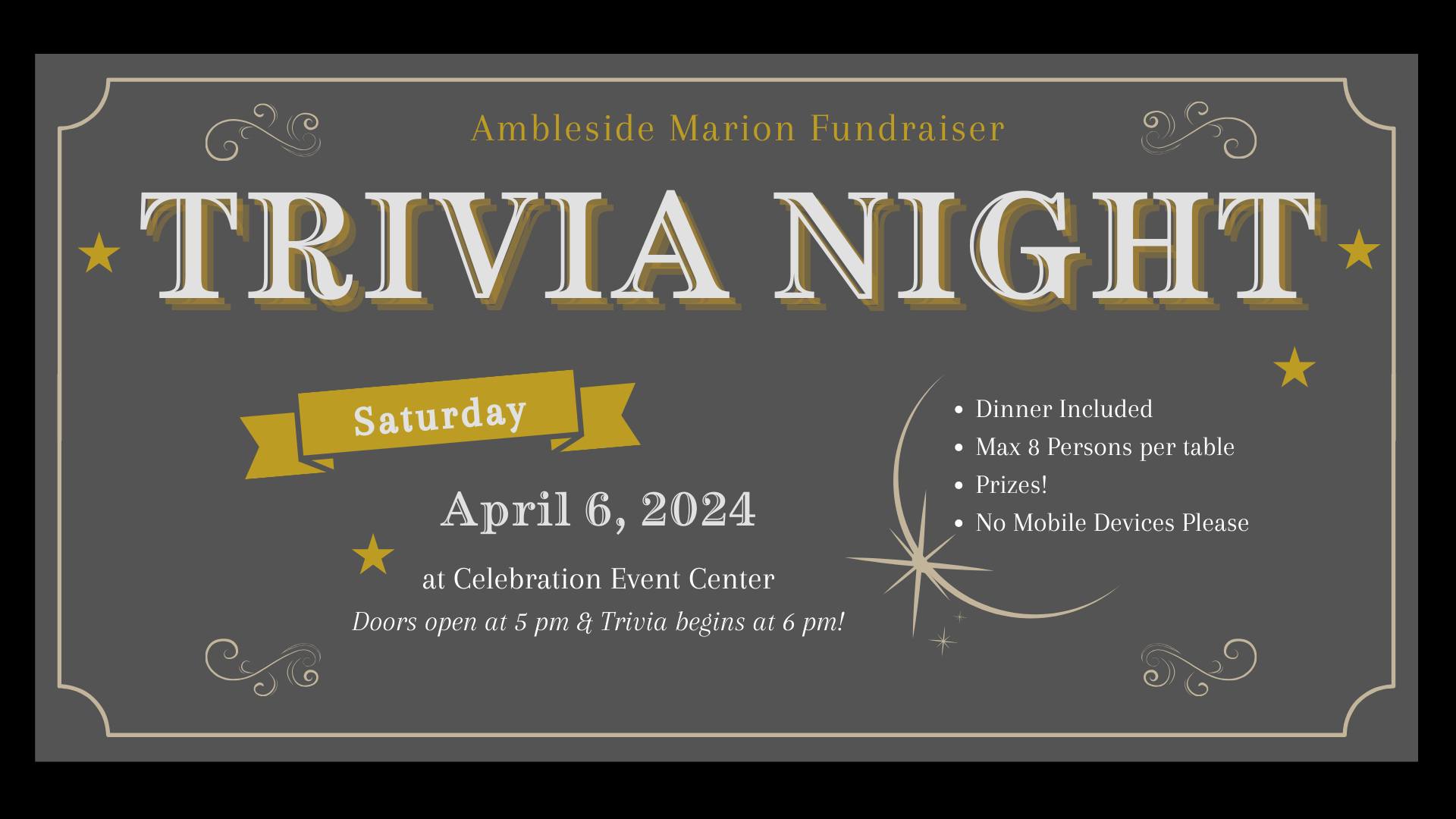 Trivia Night Fundraiser - visitSItrivia night fundraiser marion illinois