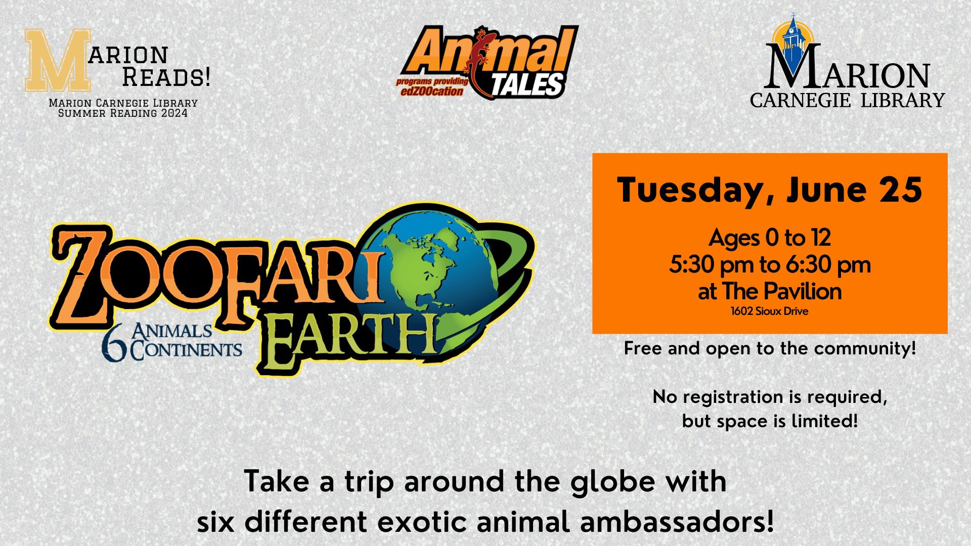 Animal Tales- Zoofari Earth - visitSI community gala